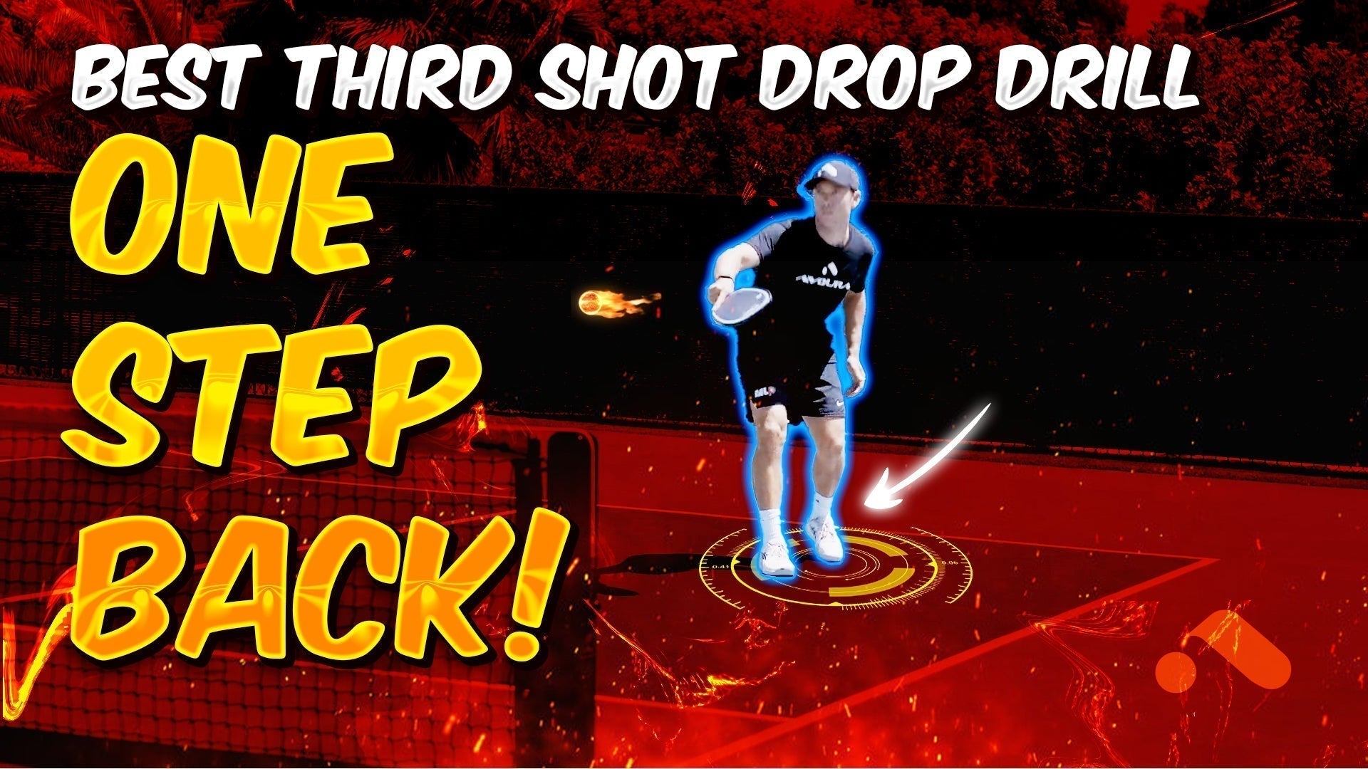 Drill 04 - "One Step Back" - 3rd Shot Drop Drill – Avoura Pickleball