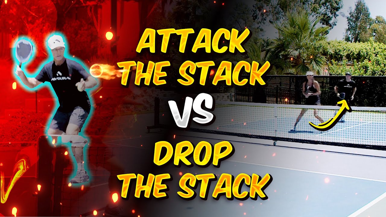 Drill 09 - When to Attack the Stack vs. Drop the Stack in Pickleball ...